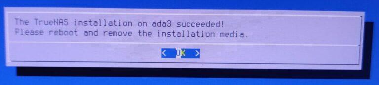 TrueNAS CORE Installation – Knowledge Base