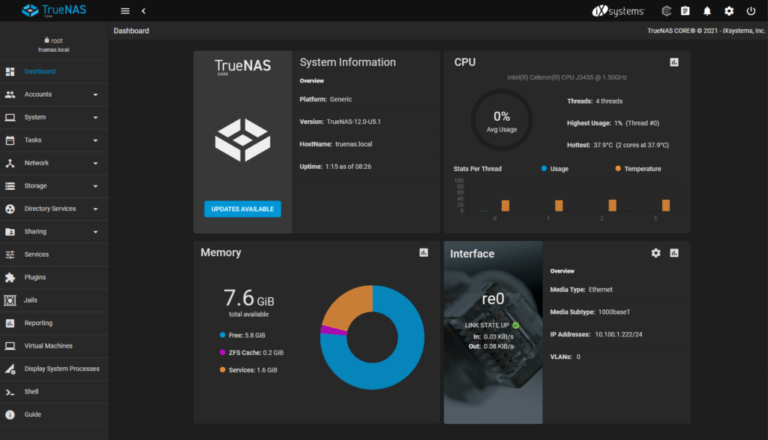 TrueNAS CORE Installation – Knowledge Base