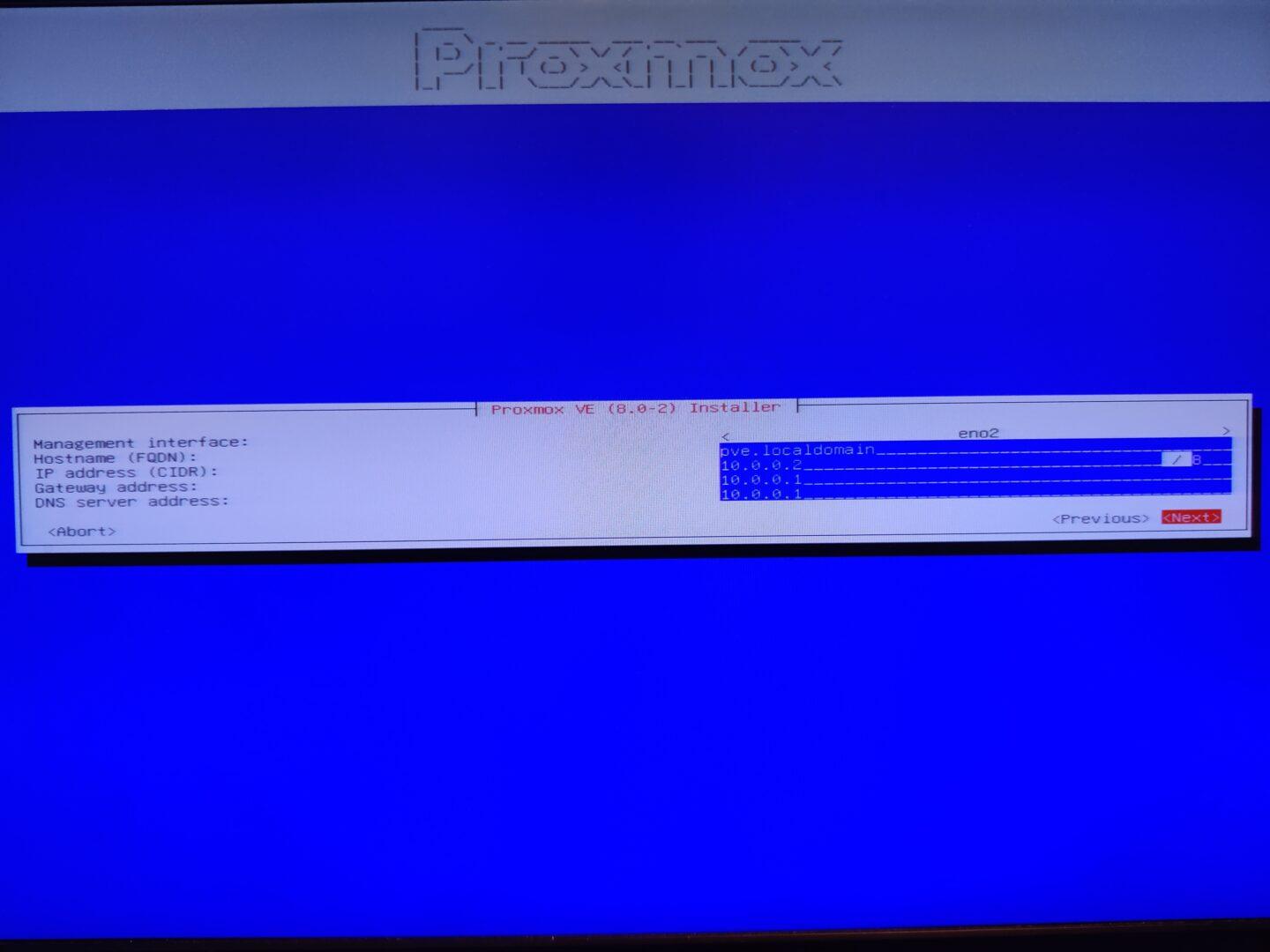 Proxmox Installation – Knowledge Base